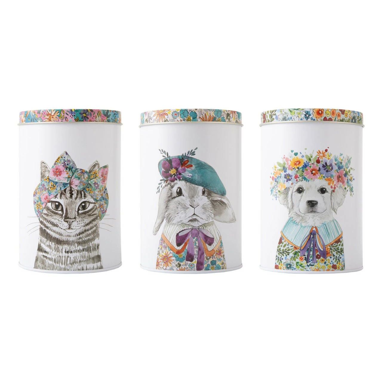 Animal Print Storage Canister Set - Cowell's Garden Centre | Woolsington