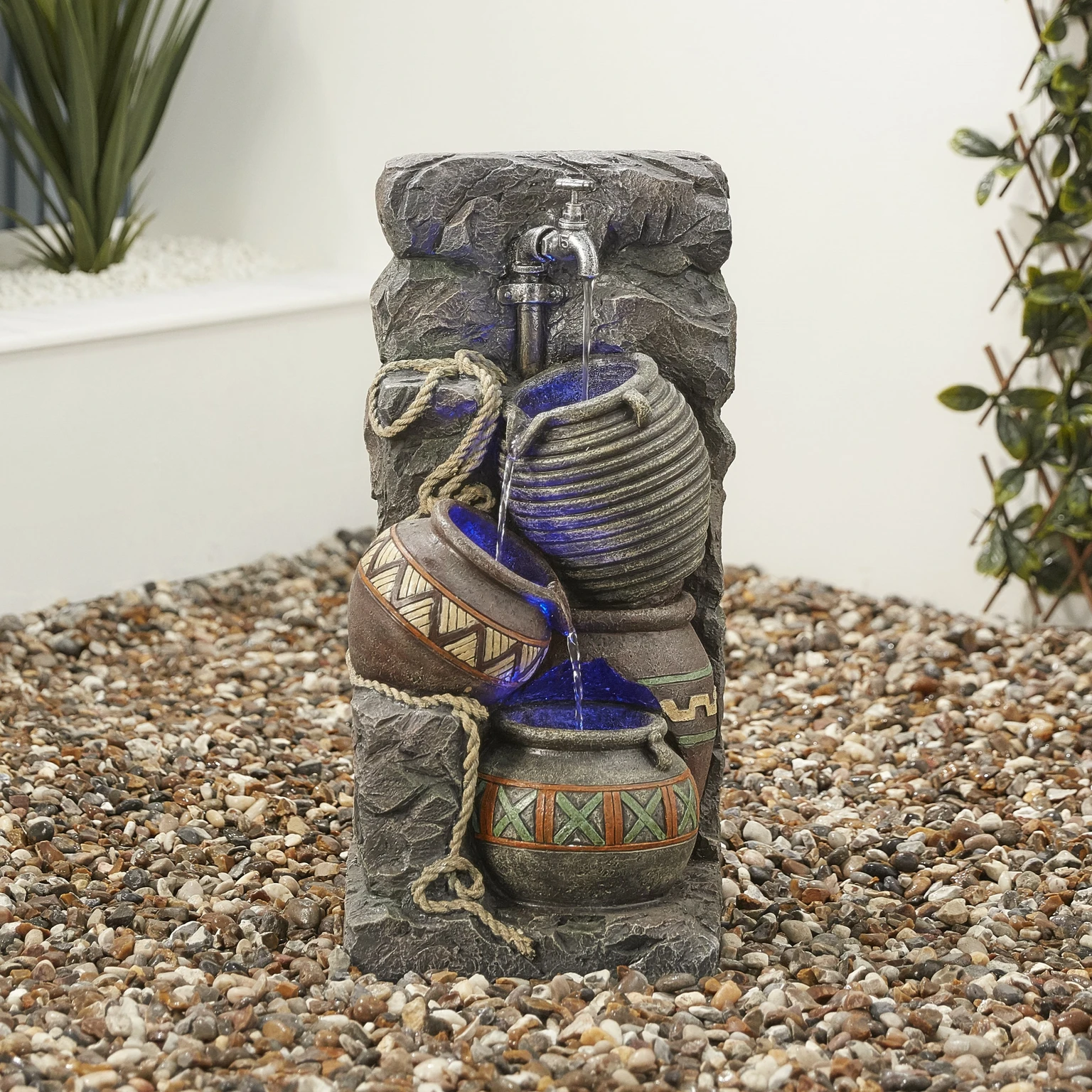 Apollo Pots Water Feature - Cowell's Garden Centre | Woolsington