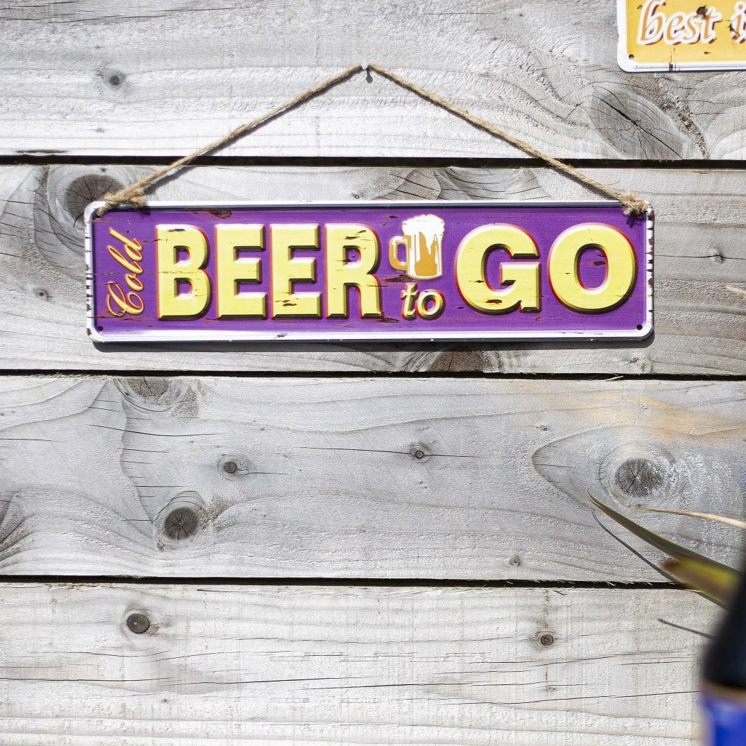 Beer To Go Garden Sign - Cowell's Garden Centre | Woolsington