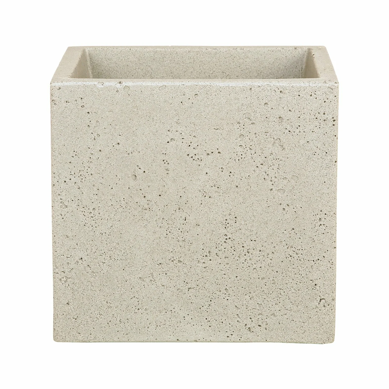 Beton Sand Cube Pot 30cm - Cowell's Garden Centre | Woolsington