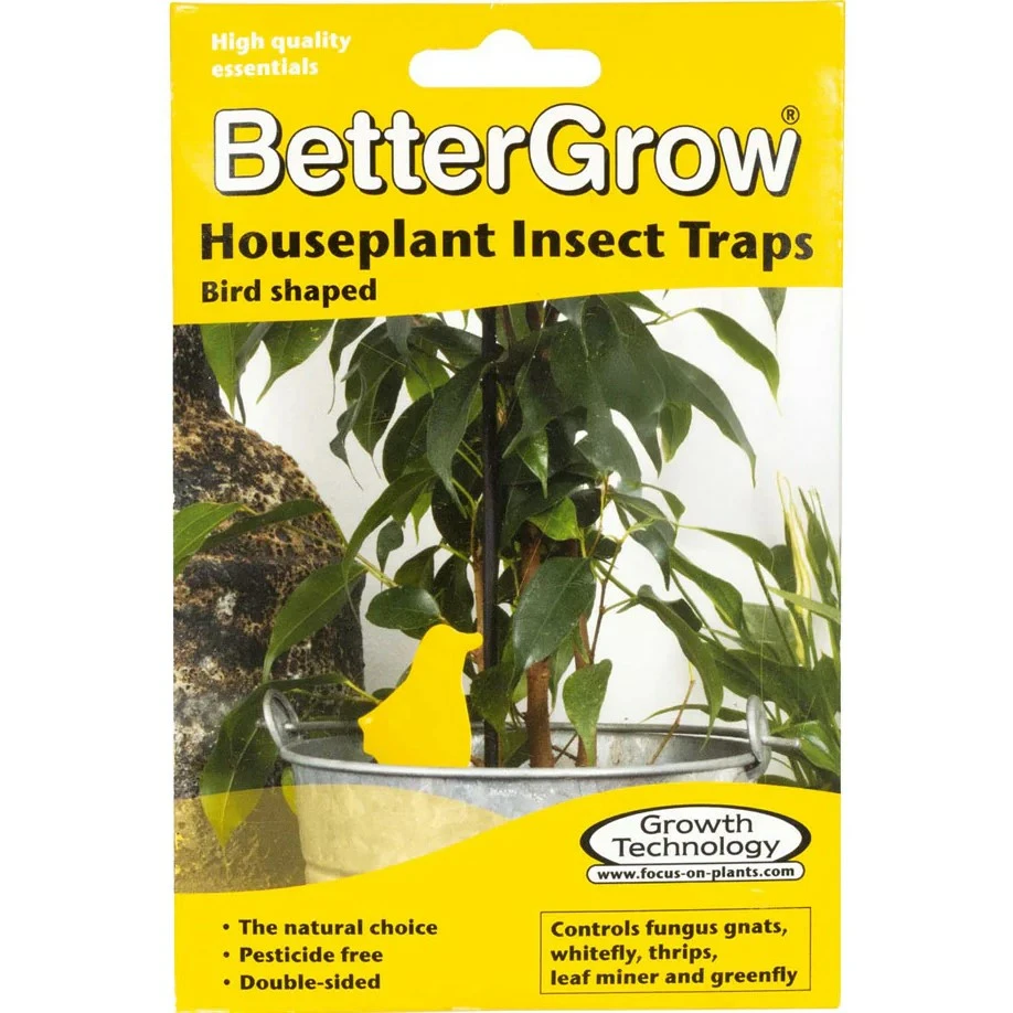 BetterGrow Houseplant Insect Traps - Bird Shape - Cowell's Garden ...