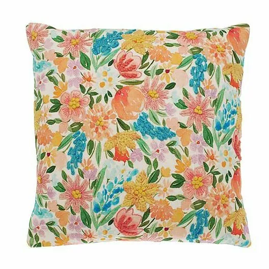 Bloom Floral Cushion - Cowell's Garden Centre | Woolsington