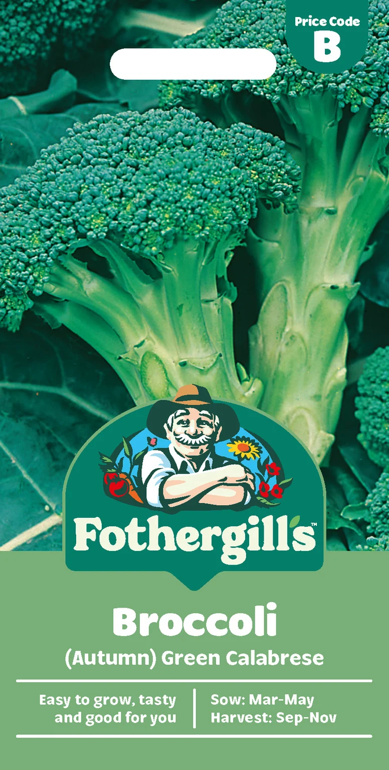 Broccoli (Autumn) Green Calabrese Seeds - Cowell's Garden Centre ...