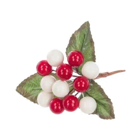 Bunched Berry Stem - Red & White - Cowell's Garden Centre | Woolsington