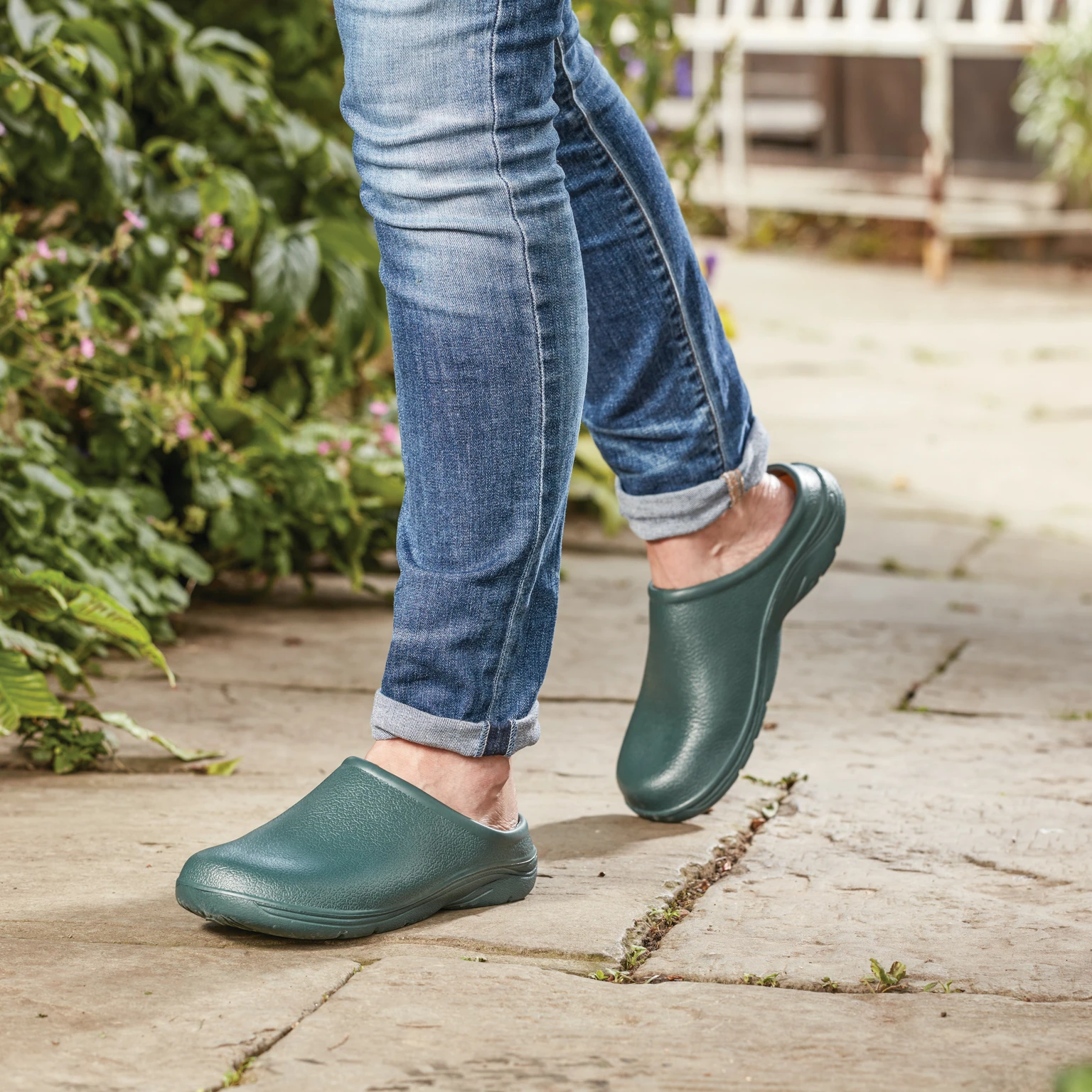 Comfi Garden Clog - Green UK 9 - Cowell's Garden Centre | Woolsington