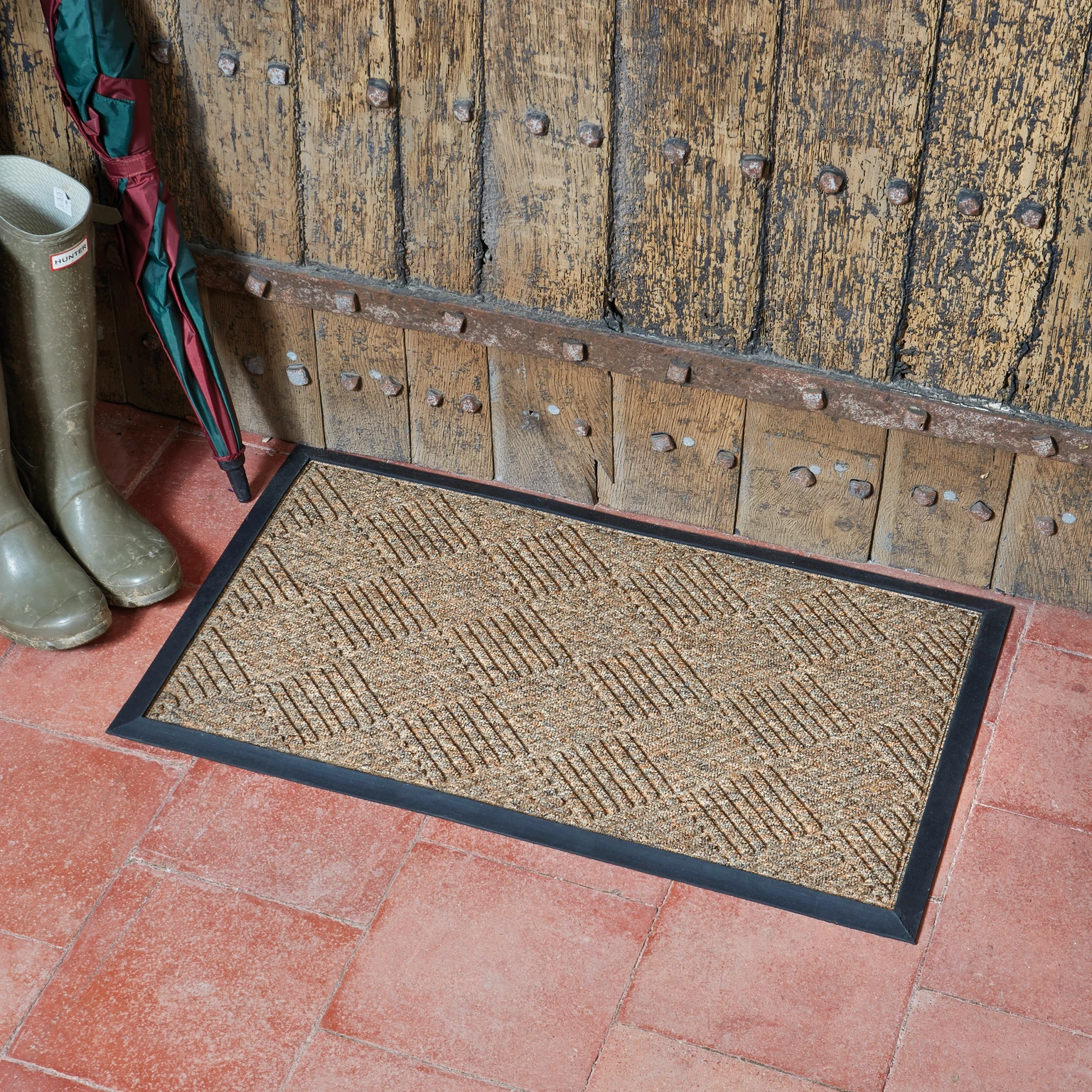 Doormat - Opti-Mat Chestnut Chequered - Cowell's Garden Centre ...