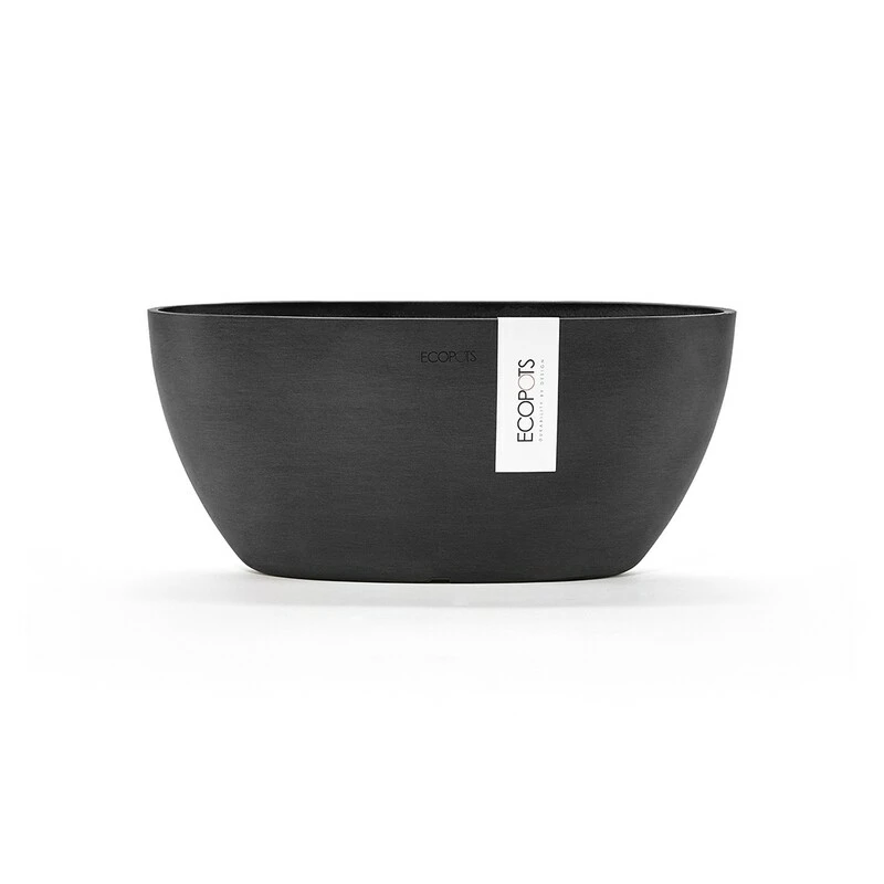Ecopots Sofia - Black - Cowell's Garden Centre | Woolsington