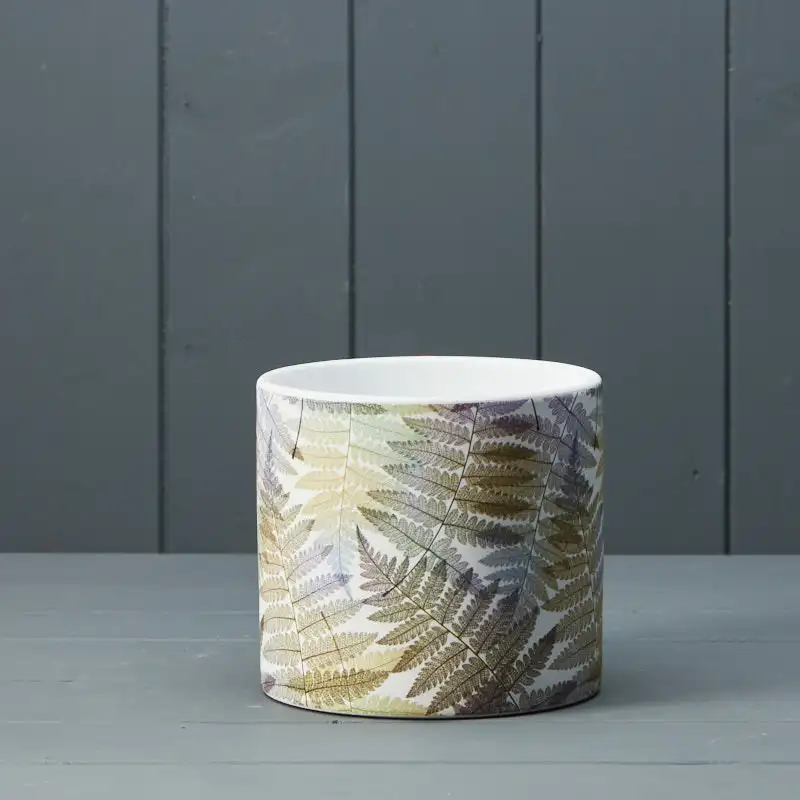 Fern Print Pot Ø14cm - Cowell's Garden Centre | Woolsington
