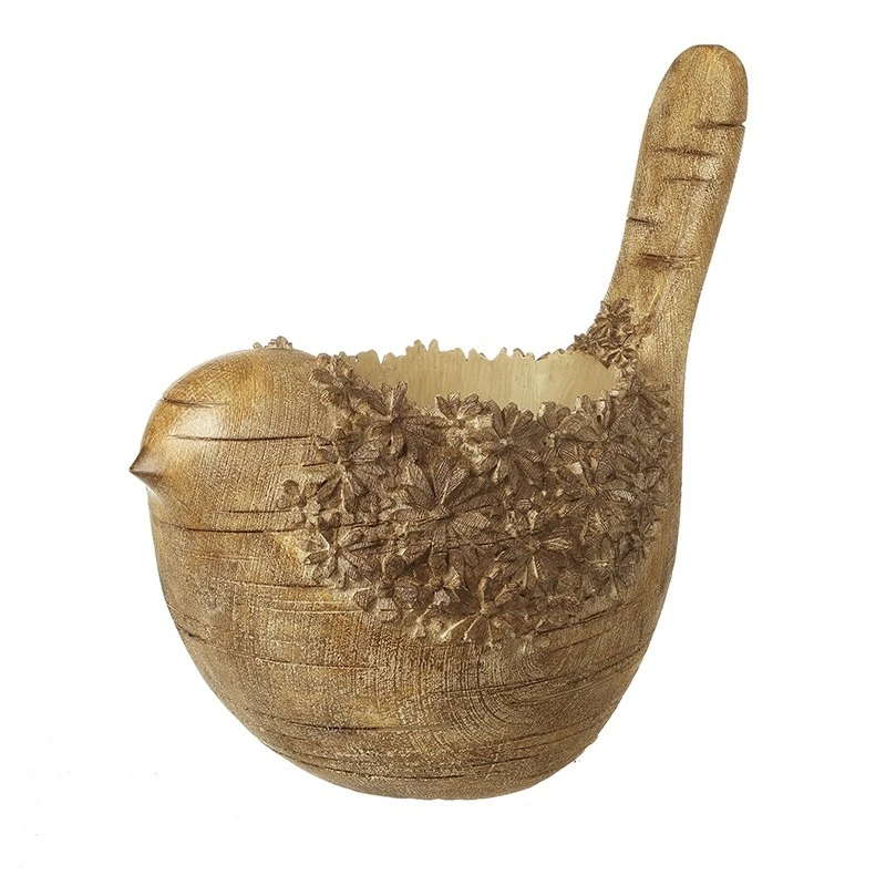 Floral Bird Pot - Cowell's Garden Centre | Woolsington