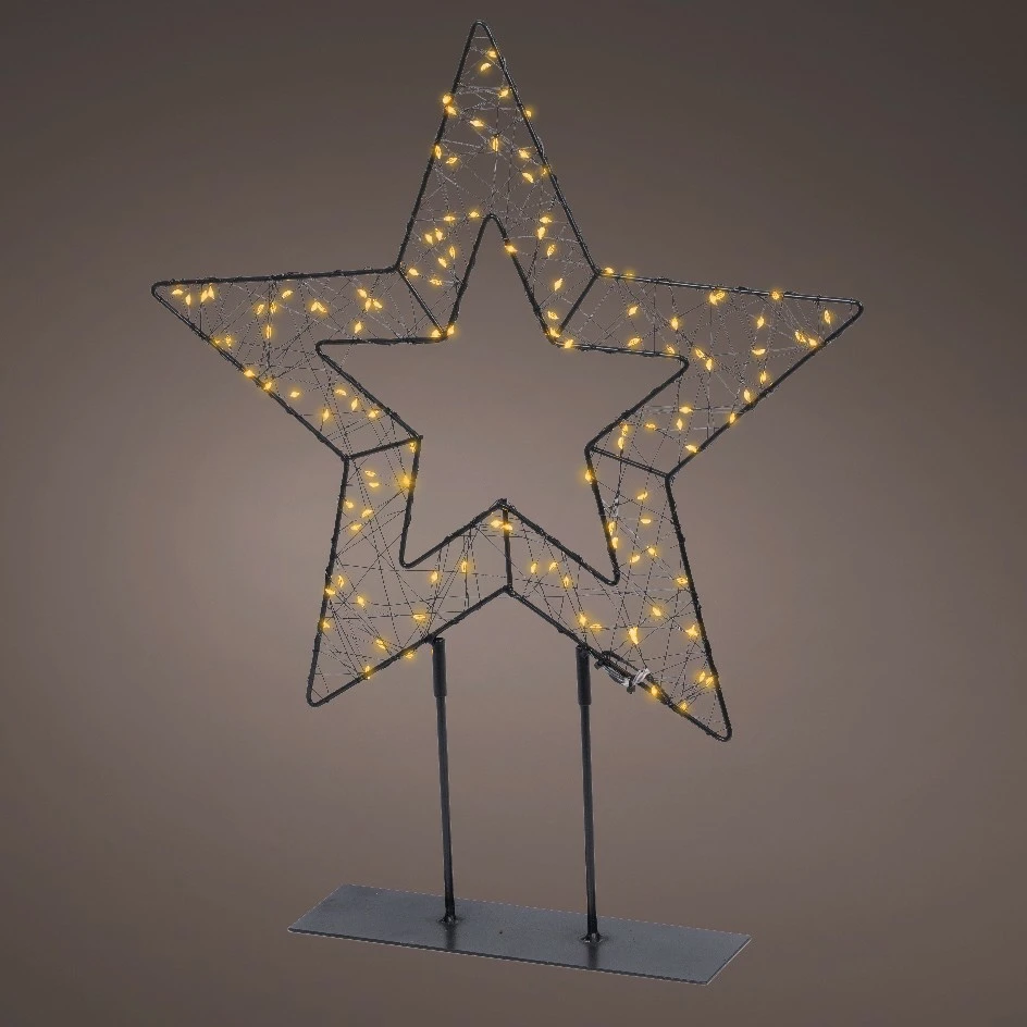 Freestanding Wire Star Table Light - 38cm - Cowell's Garden Centre ...