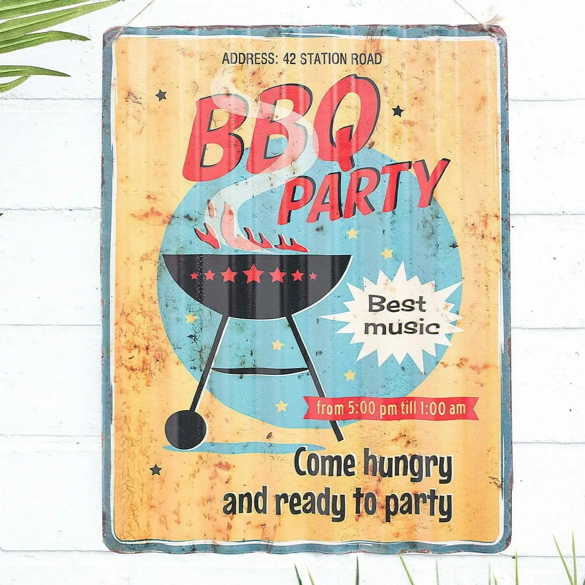 BBQ Party Garden Sign - Cowell's Garden Centre | Woolsington