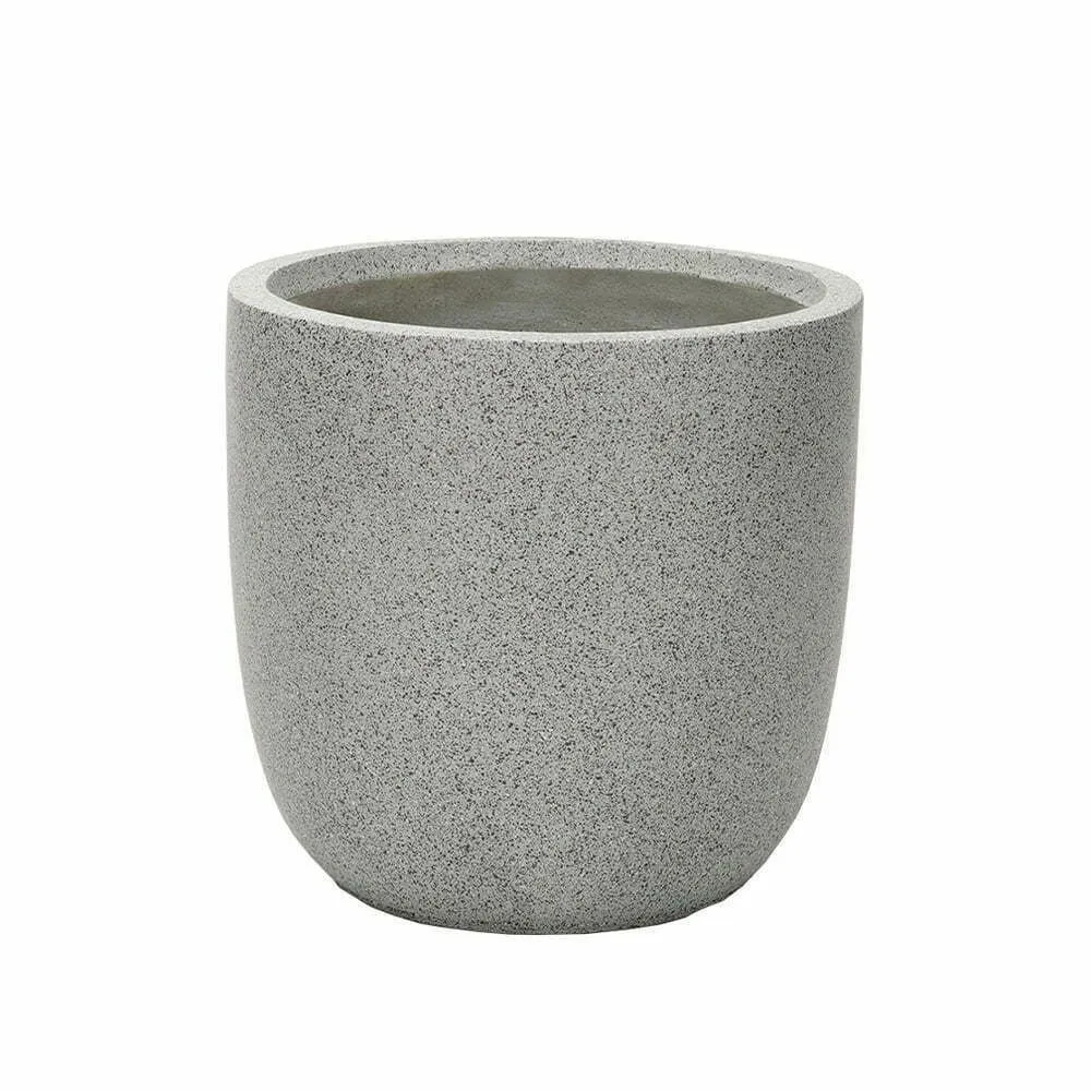 Granito Grey Egg Pot Ø25cm - Cowell's Garden Centre | Woolsington