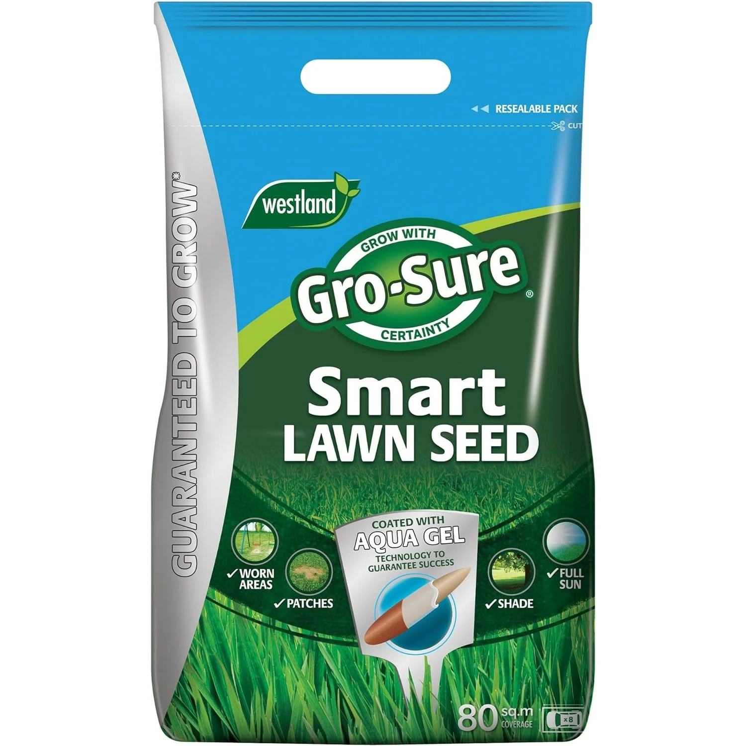 Gro-Sure Smart Lawn Seed 80m² - Cowell's Garden Centre | Woolsington