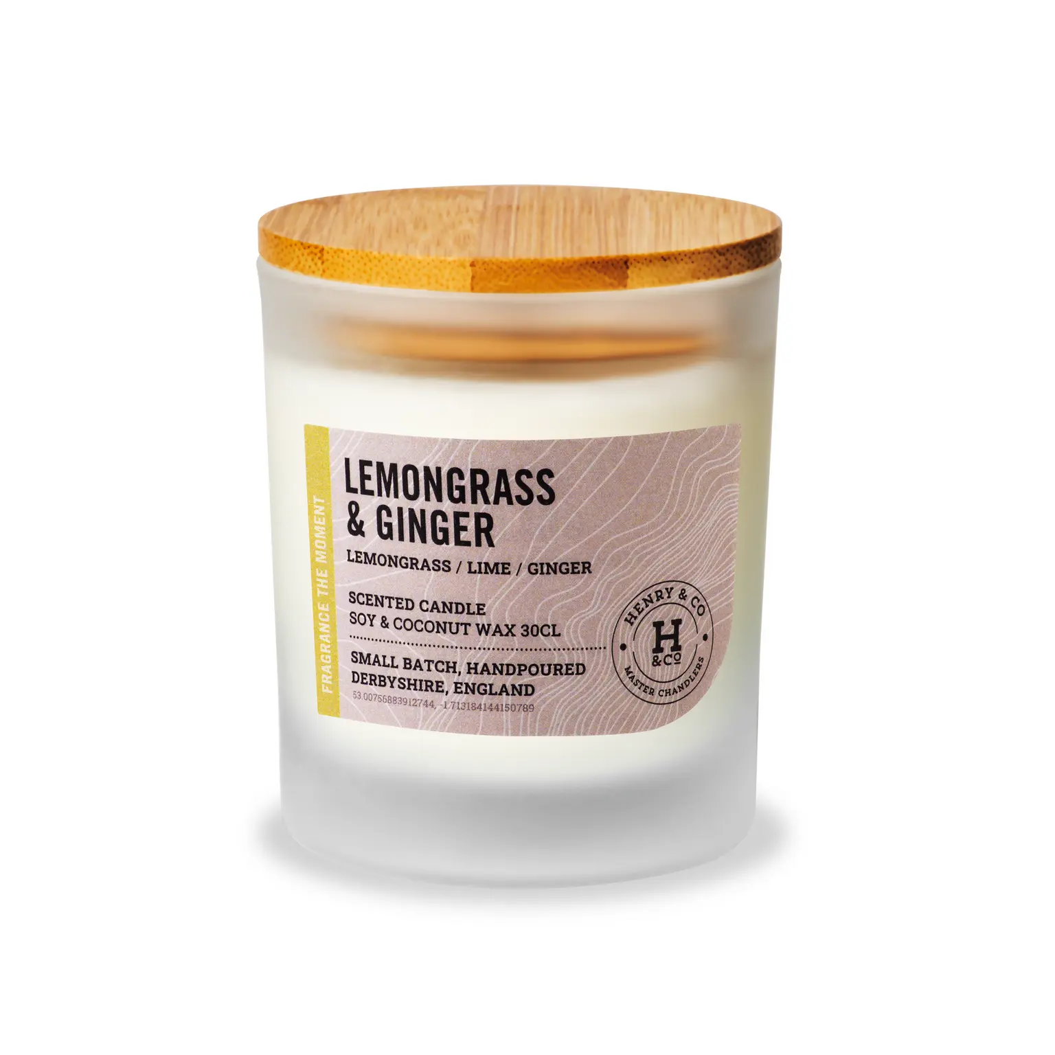 Henry & Co Lemongrass & Ginger Candle - Cowell's Garden Centre ...
