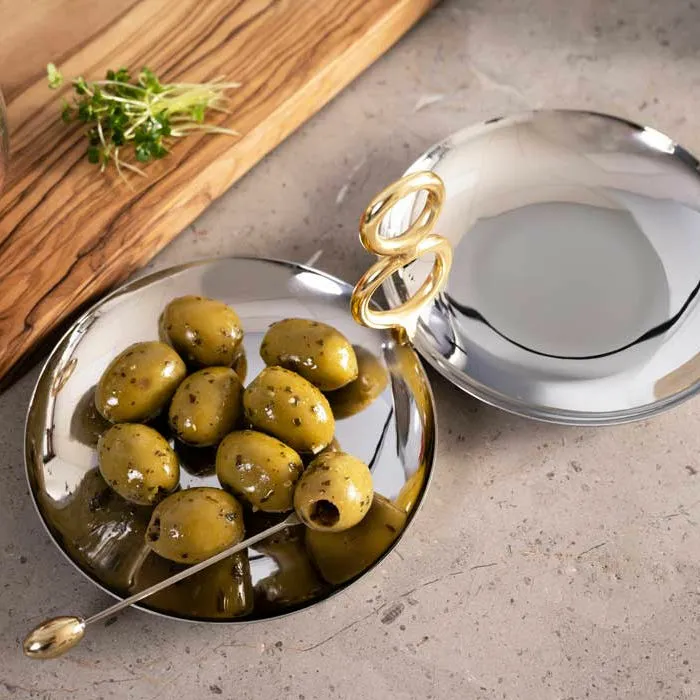 Hoop Handle Twin Canape Server - Small - Cowell's Garden Centre ...