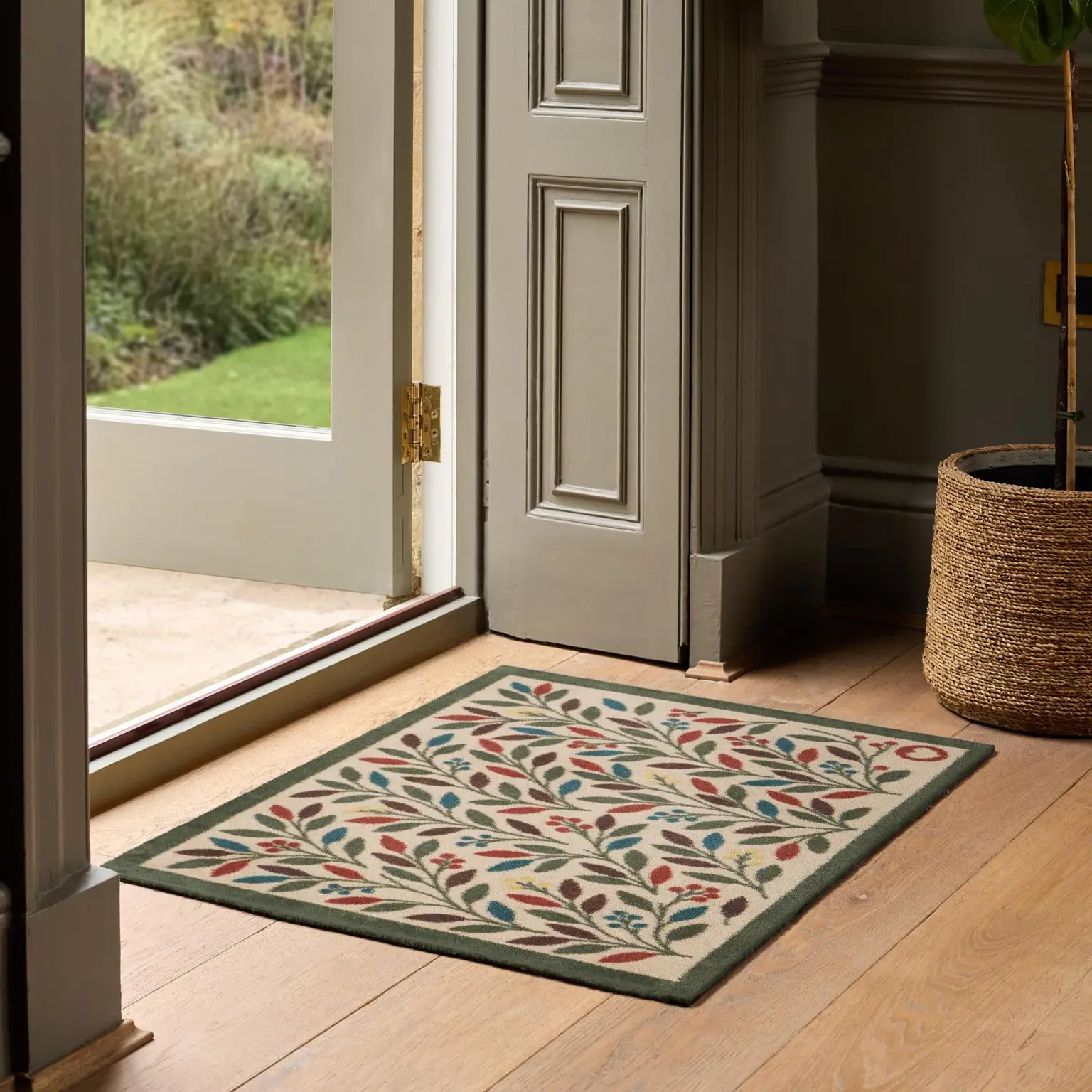 Hug Rug Olive Branch Doormat - Cowell's Garden Centre | Woolsington