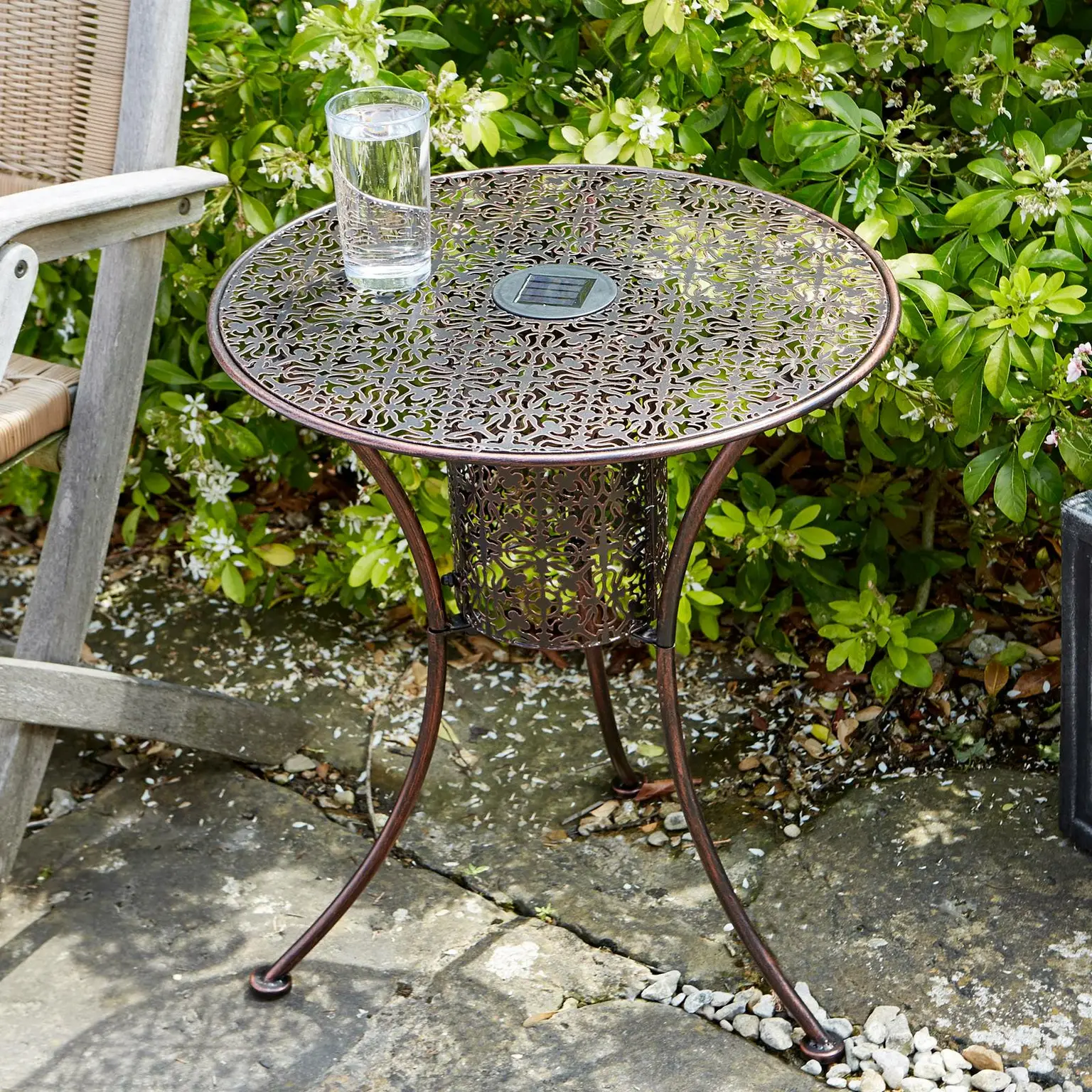 Illuminated Silhouette Solar Table - Cowell's Garden Centre | Woolsington