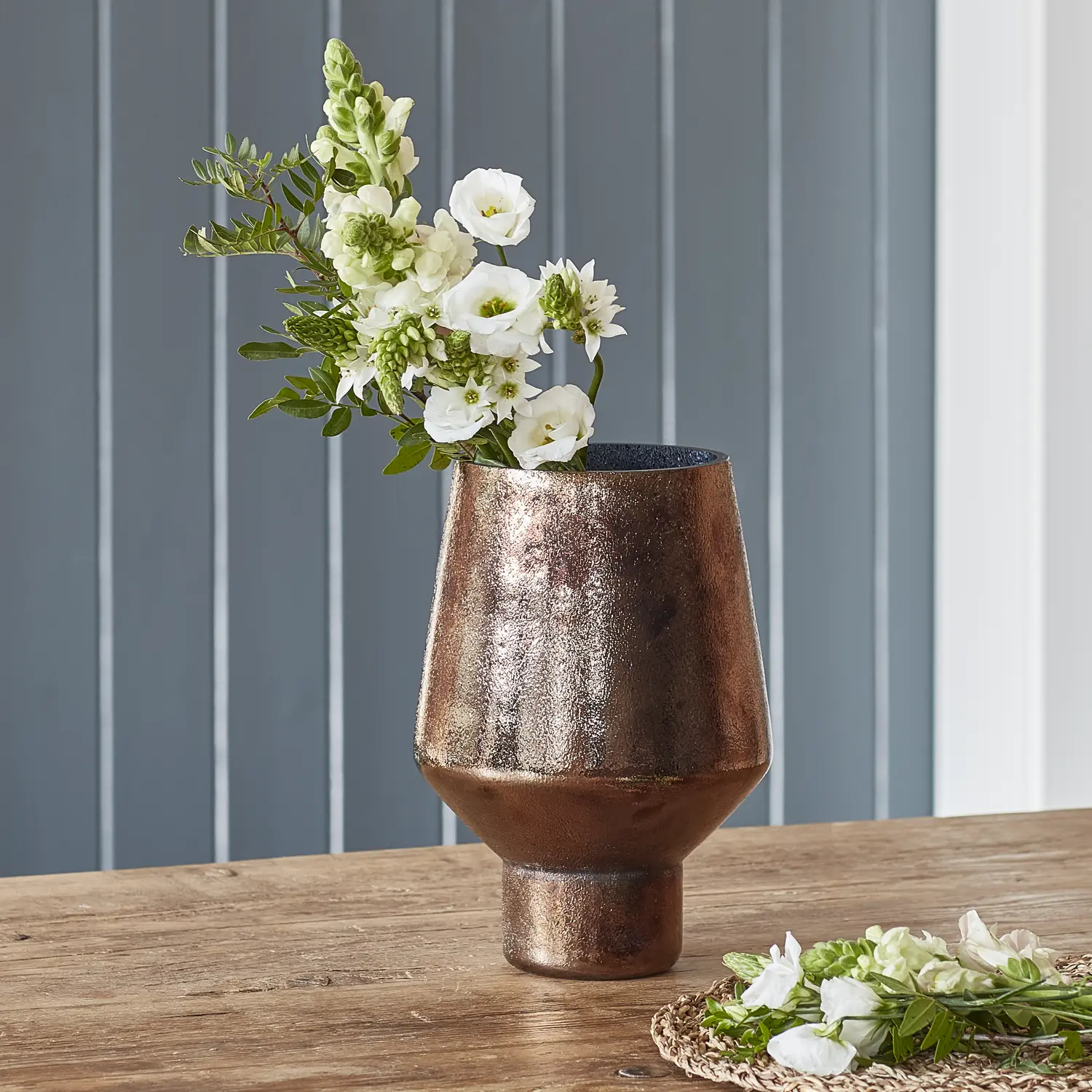 Ivyline Opulent Tall Curved Bronze Vase - Cowell's Garden Centre ...