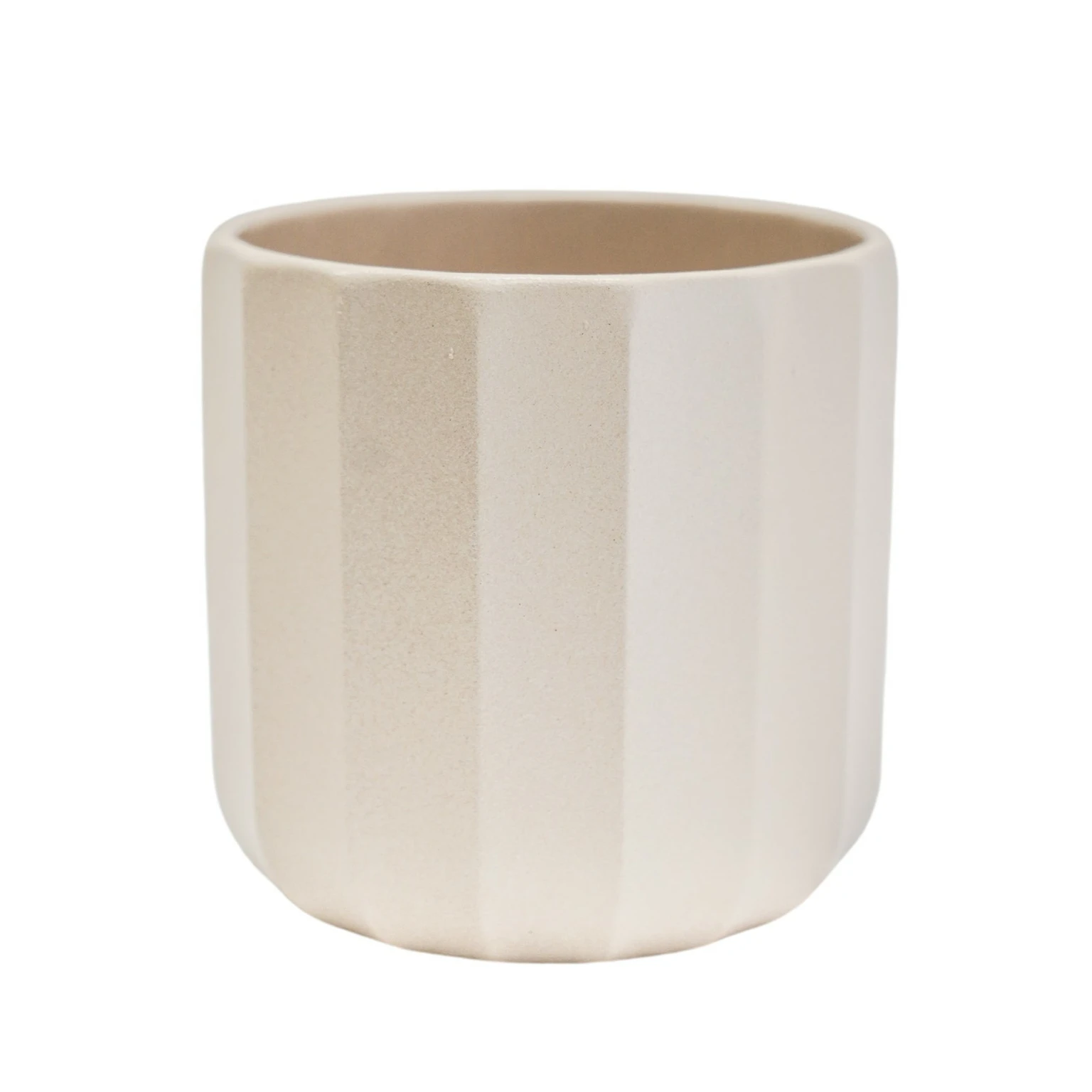 Ivyline Positano Ivory Geo Planter - Small - Cowell's Garden Centre ...