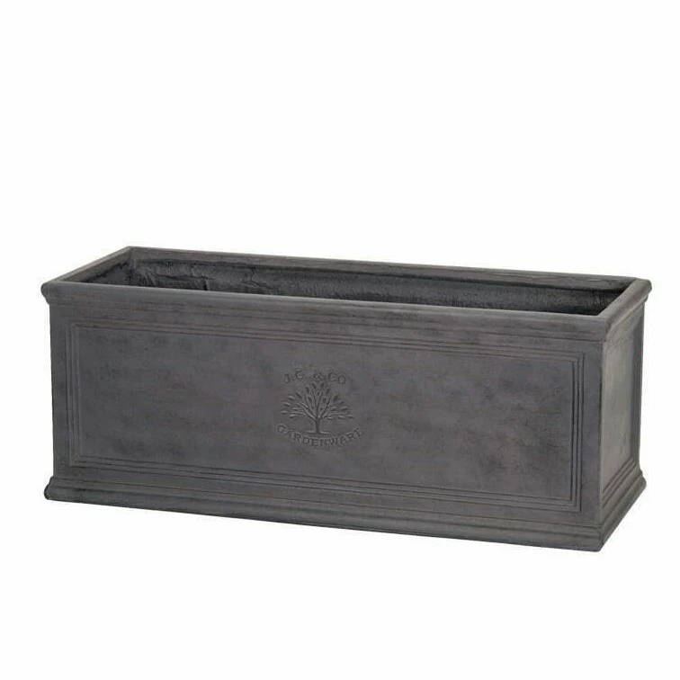 Lead Effect Trough Planter 60cm - Cowell's Garden Centre | Woolsington