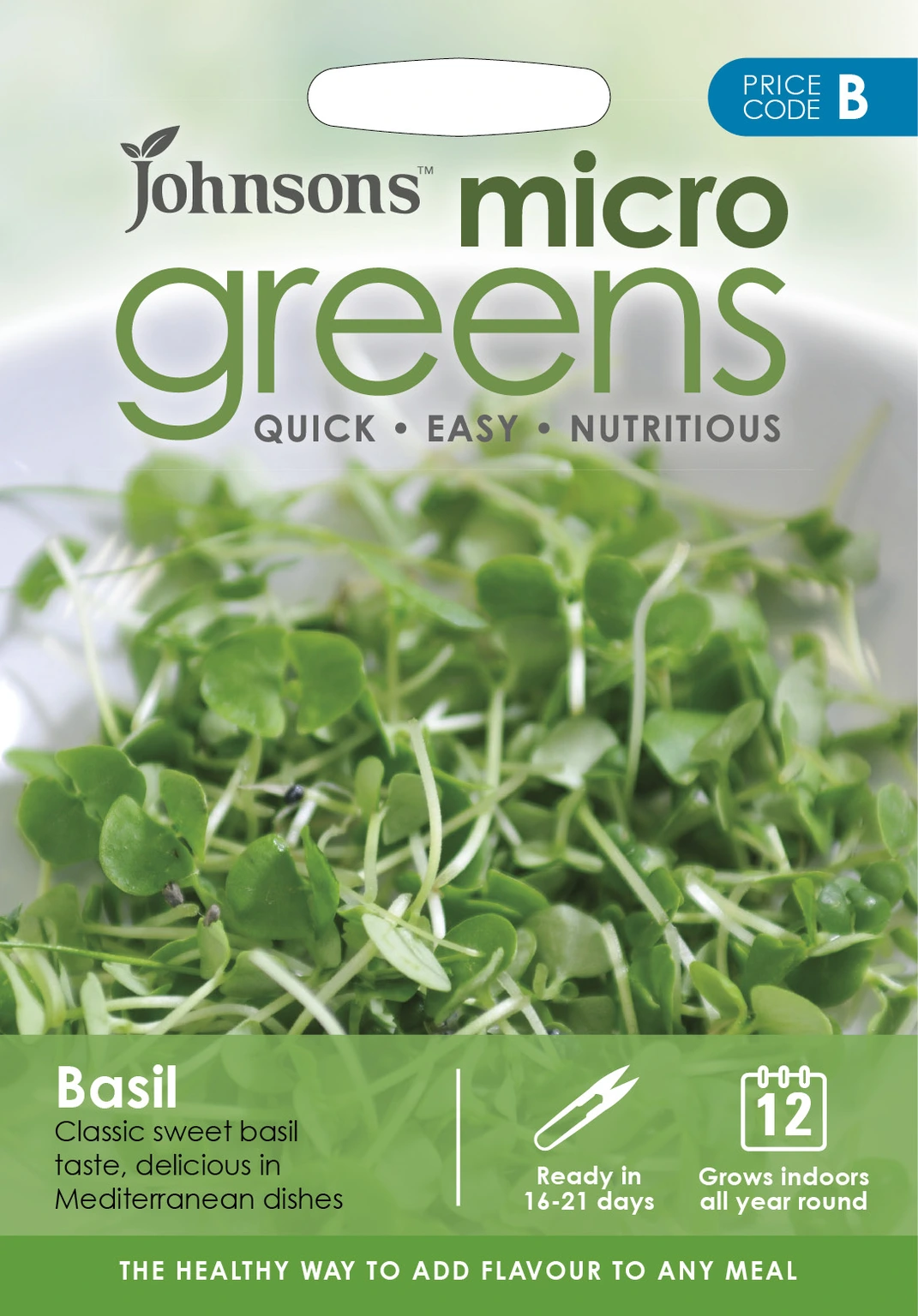 Microgreens Basil Seeds - Cowell's Garden Centre | Woolsington