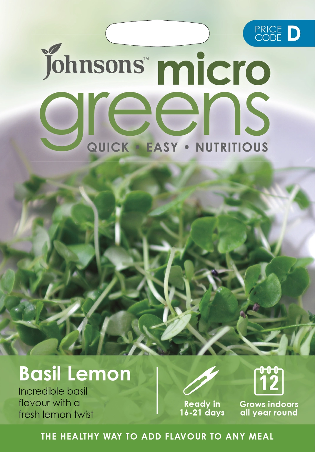 Microgreens Basil Lemon - Cowell's Garden Centre | Woolsington