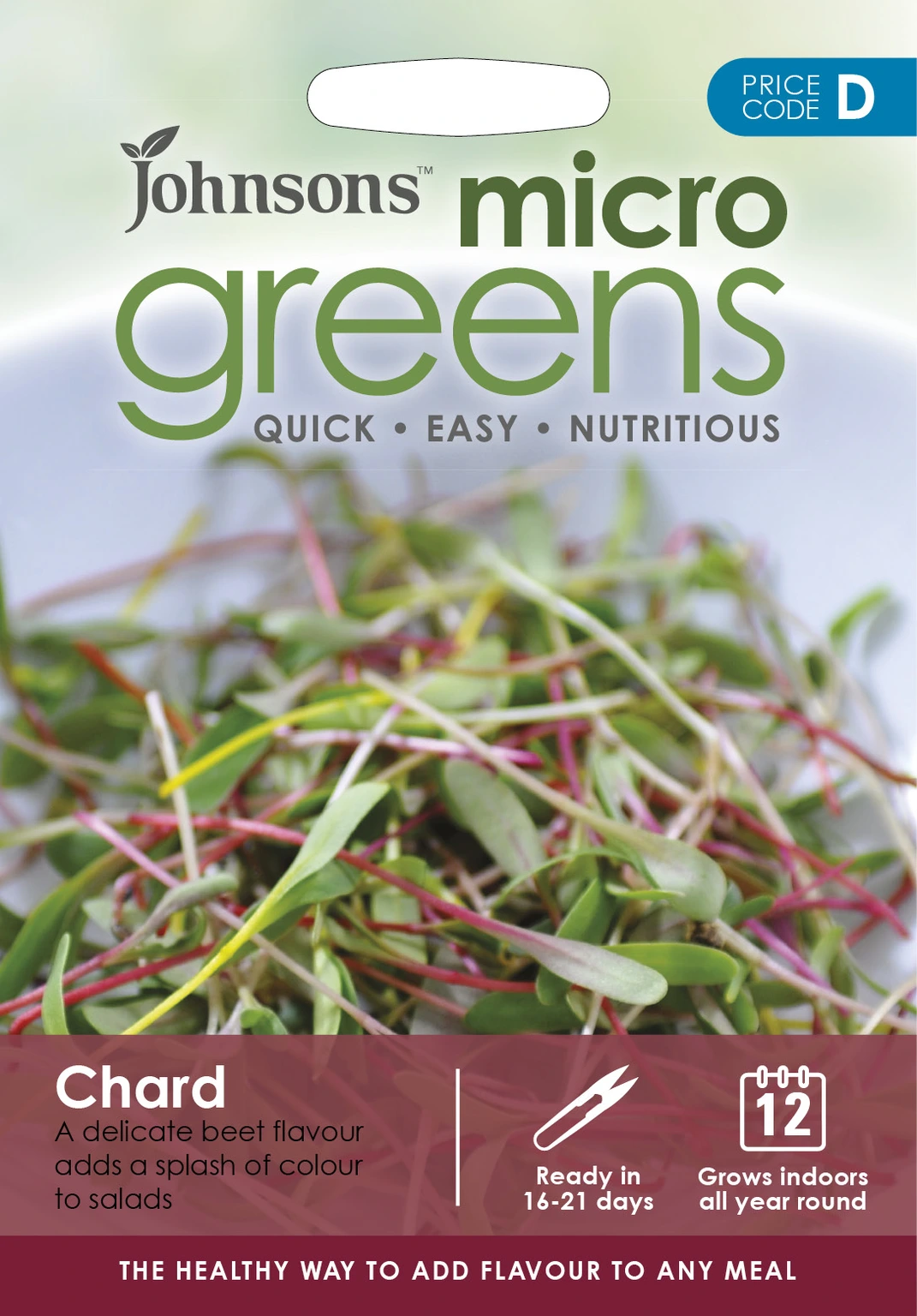 Microgreens Chard Bright Lights - Cowell's Garden Centre | Woolsington