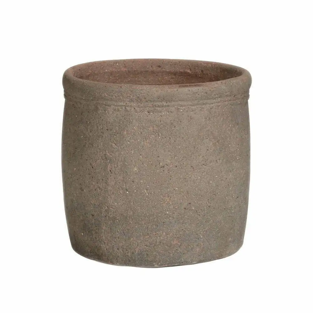 Old Stone Cylinder Pot Ø54cm - Cowell's Garden Centre | Woolsington