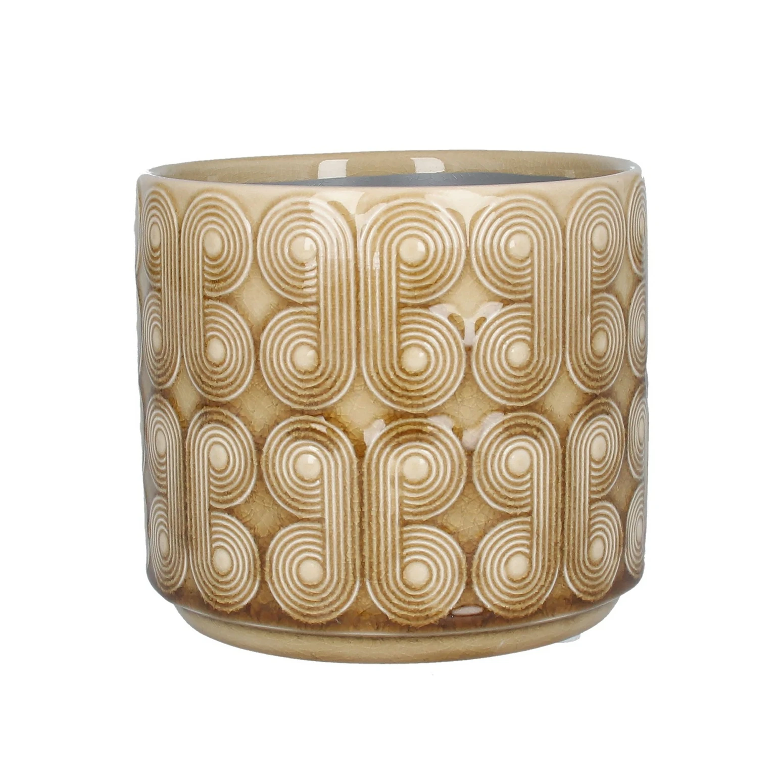 Palmier Embossed Sand Pot - Small - Cowell's Garden Centre | Woolsington