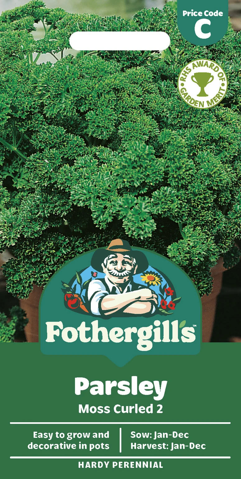 Parsley Moss Curled 2 Seeds - Cowell's Garden Centre | Woolsington