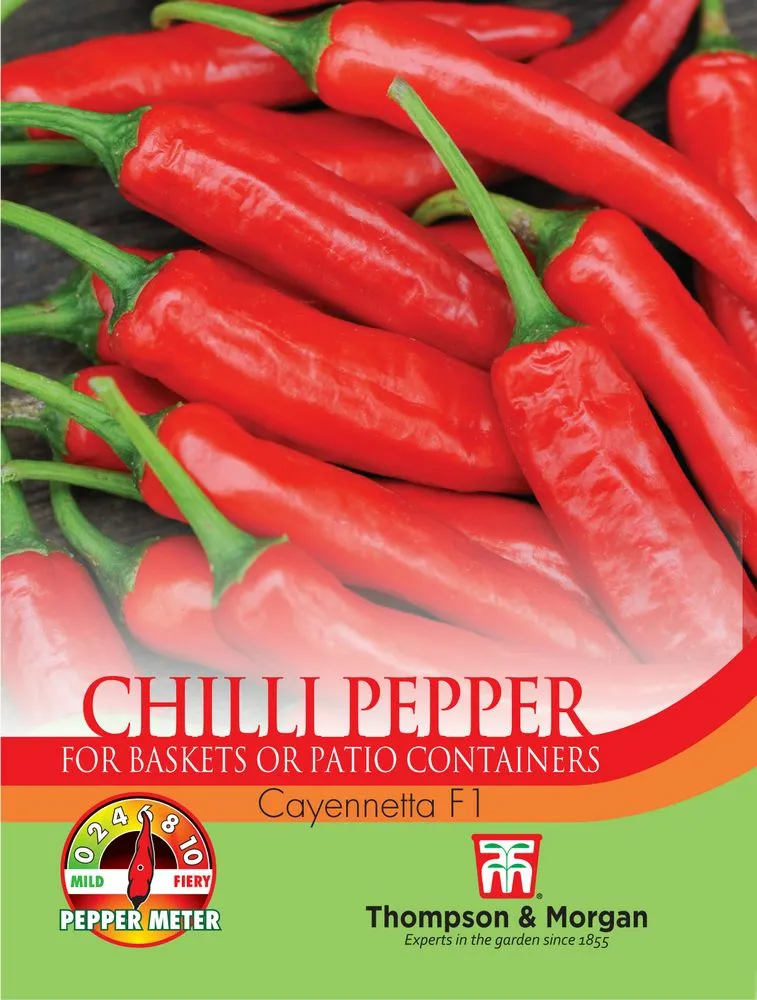 Pepper (Chilli) Cayennetta - Cowell's Garden Centre | Woolsington