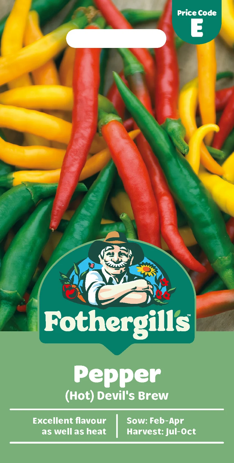 Pepper (Chilli) Devil's Brew Seeds - Cowell's Garden Centre | Woolsington