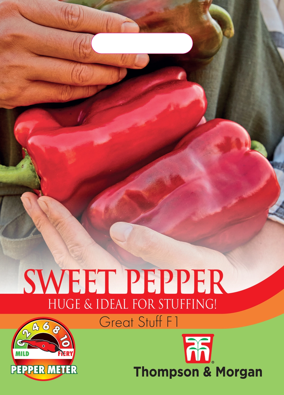 Pepper (Sweet) Great Stuff F1 Seeds - Cowell's Garden Centre | Woolsington