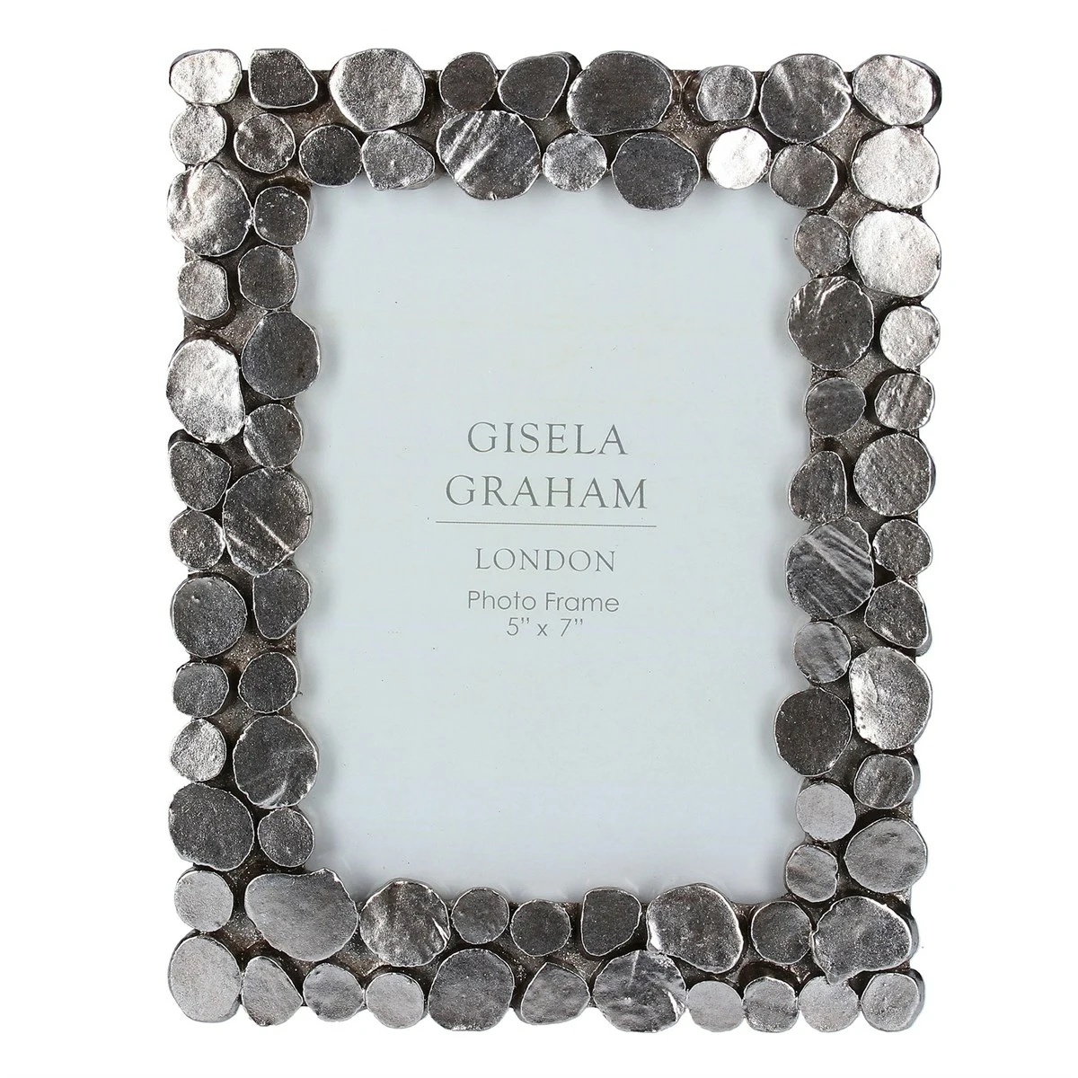 Pewter Pebble Photo Frame - Cowell's Garden Centre | Woolsington