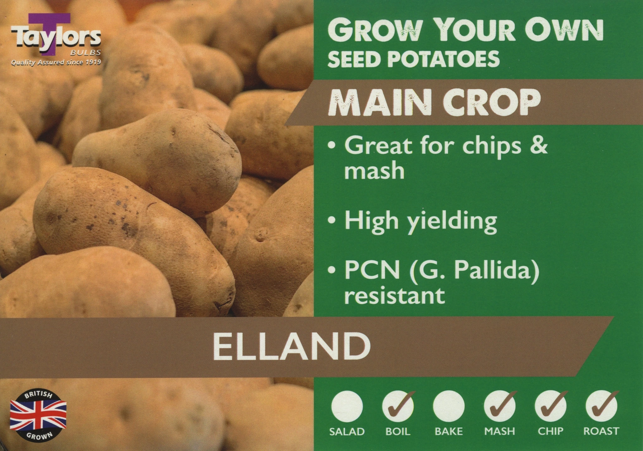 Potato Elland - 2kg - Cowell's Garden Centre | Woolsington
