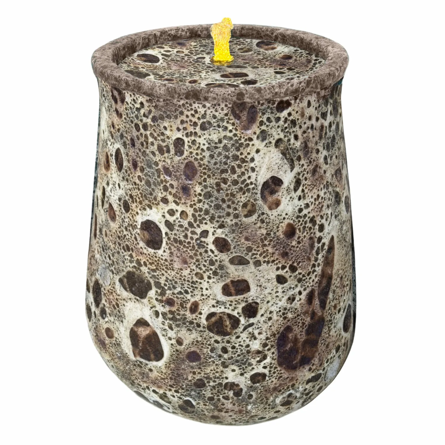 Priya Fossil Brown Water Feature - Cowell's Garden Centre | Woolsington