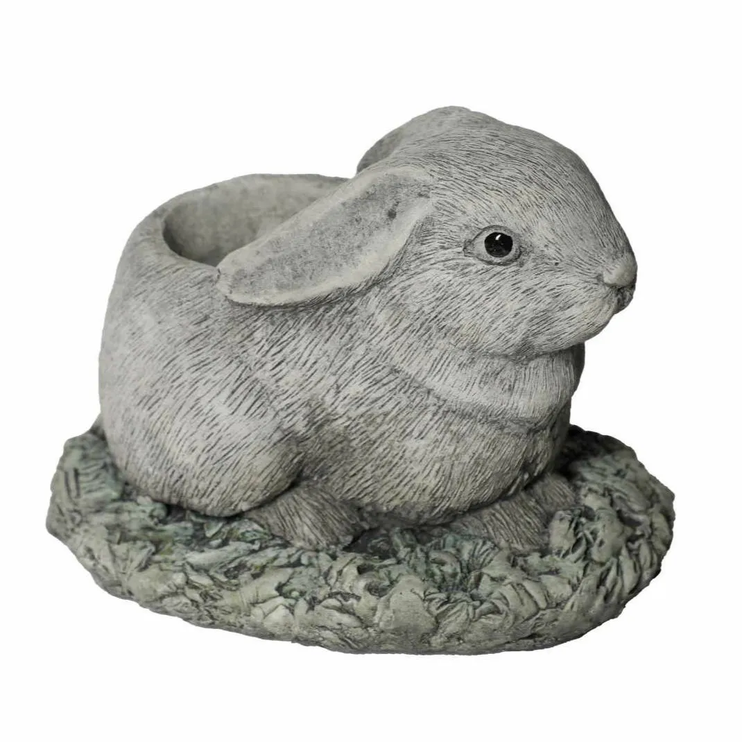 Rabbit Pot Stone Ornament - Cowell's Garden Centre | Woolsington