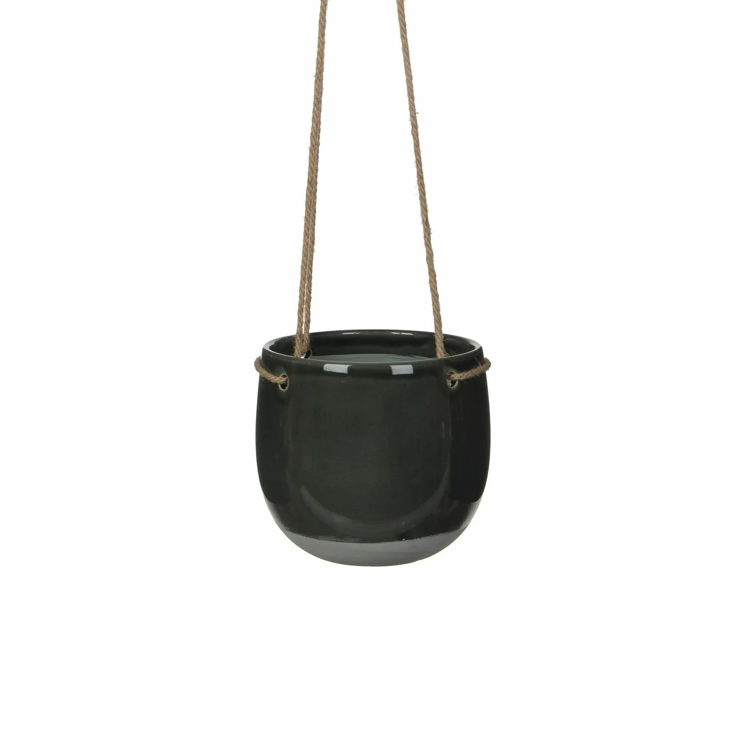 Resa Hanging Dark Grey Pot - Ø18cm - Cowell's Garden Centre | Woolsington
