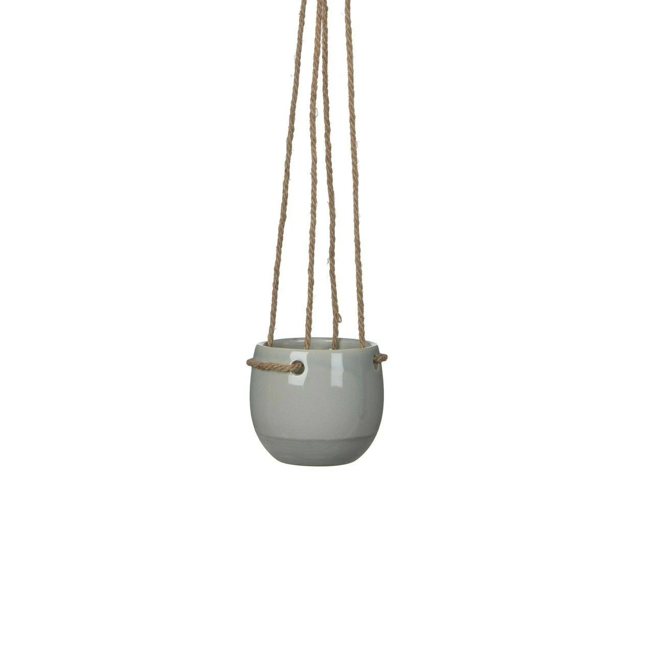 Resa Hanging Light Grey Pot - Ø10cm - Cowell's Garden Centre | Woolsington