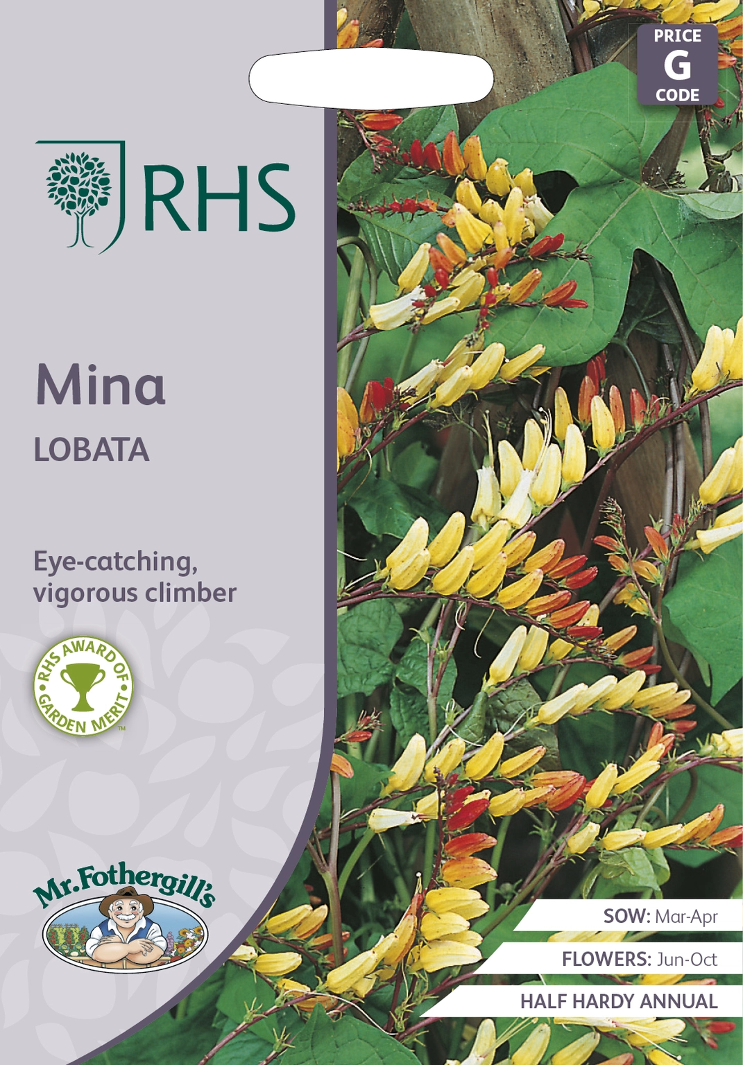 RHS Mina lobata Seeds - Cowell's Garden Centre | Woolsington