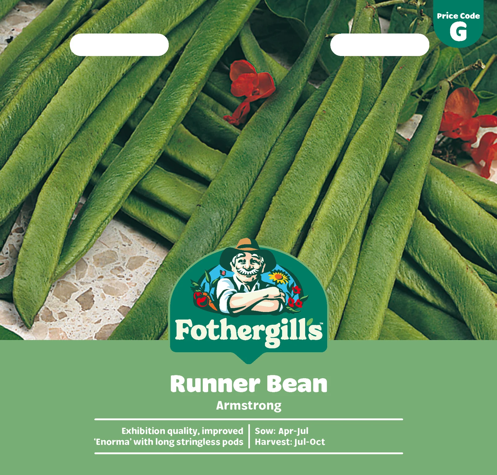 Runner Bean Armstrong Seeds - Cowell's Garden Centre | Woolsington