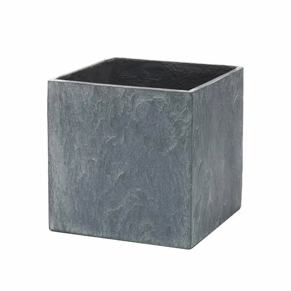 Slate Cube Planter 37cm - Cowell's Garden Centre | Woolsington