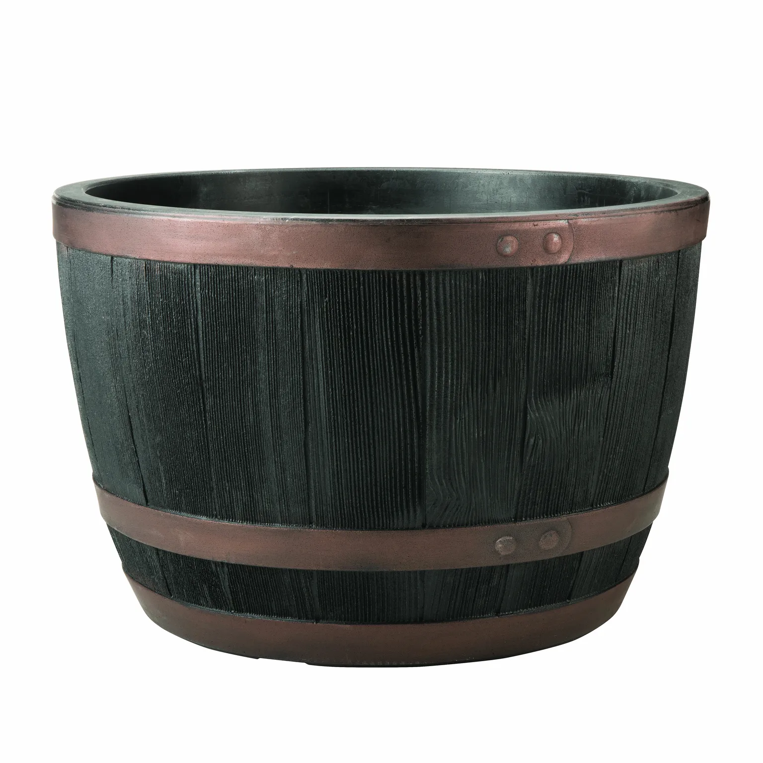 Stewart Blenheim Copper Barrel Planter - 60cm - Cowell's Garden Centre ...