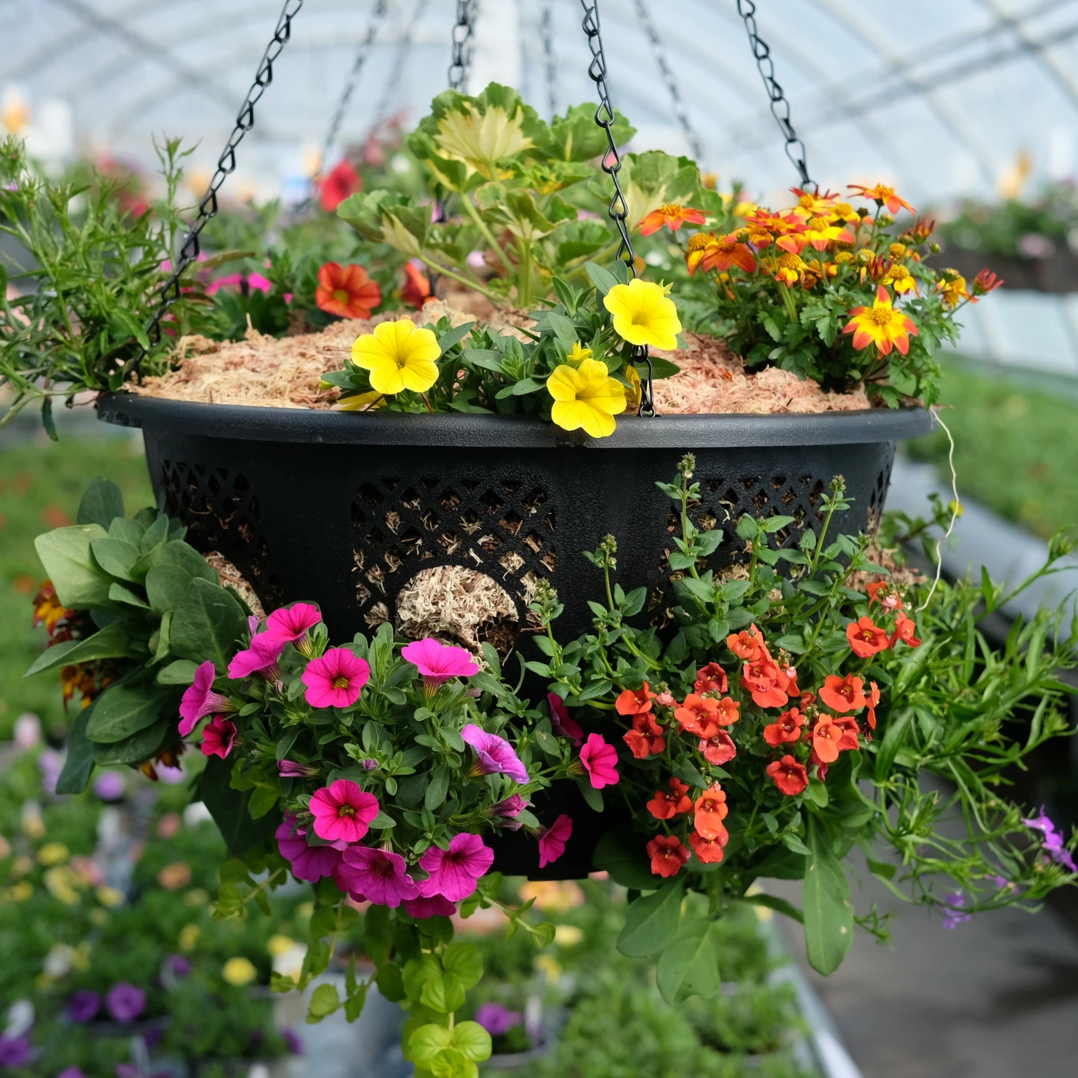 Summer Hanging Basket 16" - Cowell's Garden Centre | Woolsington