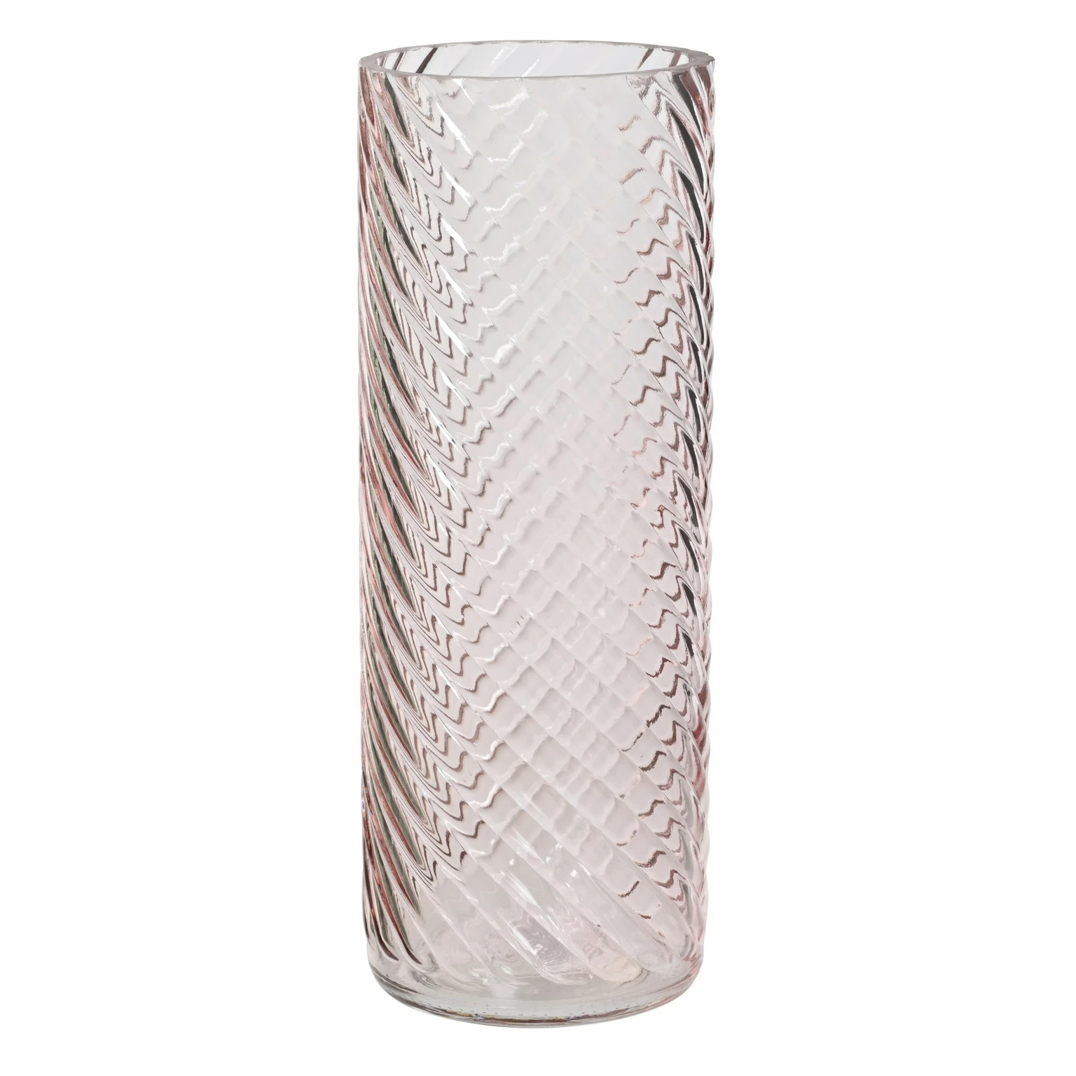 Swirl Pattern Glass Vase - Cowell's Garden Centre | Woolsington