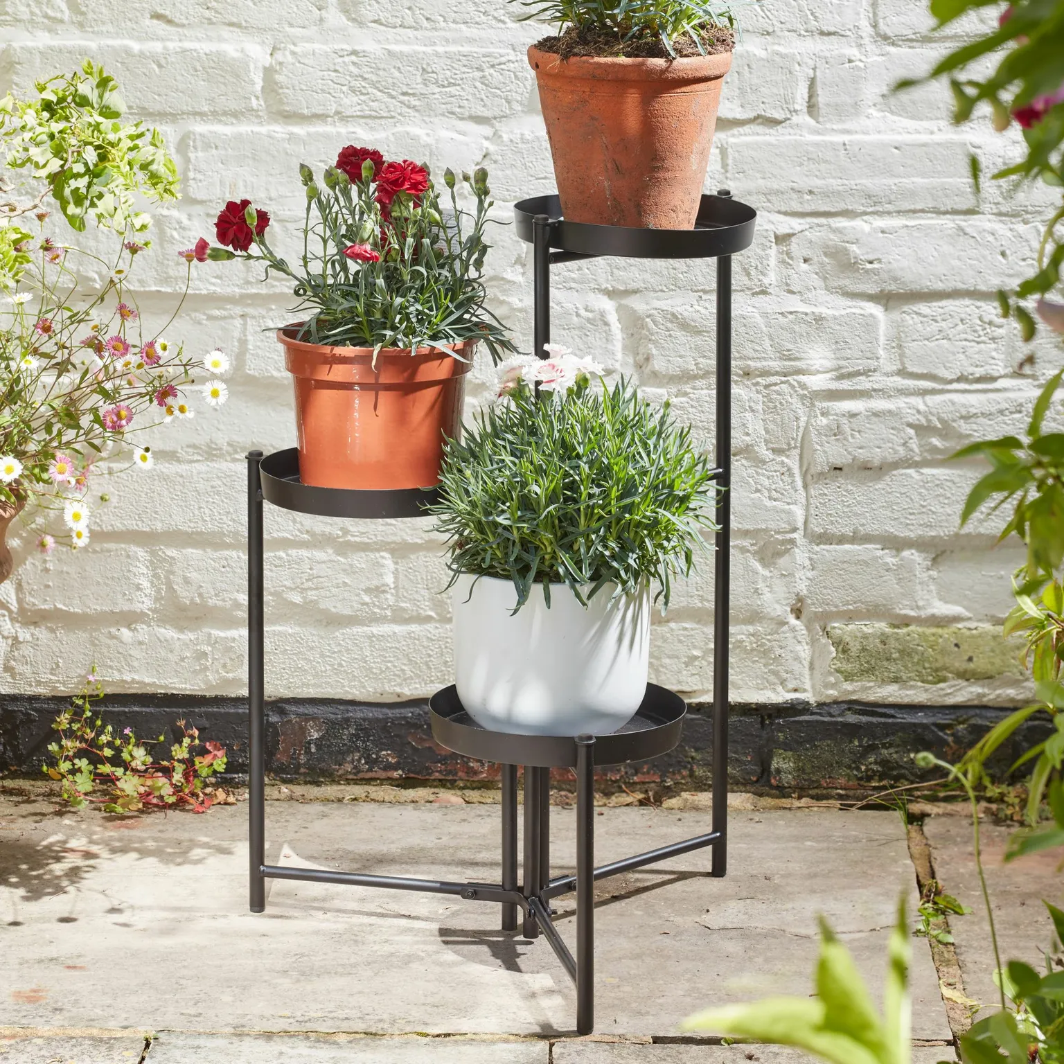 Three Tier Plant Stand - Cowell's Garden Centre | Woolsington