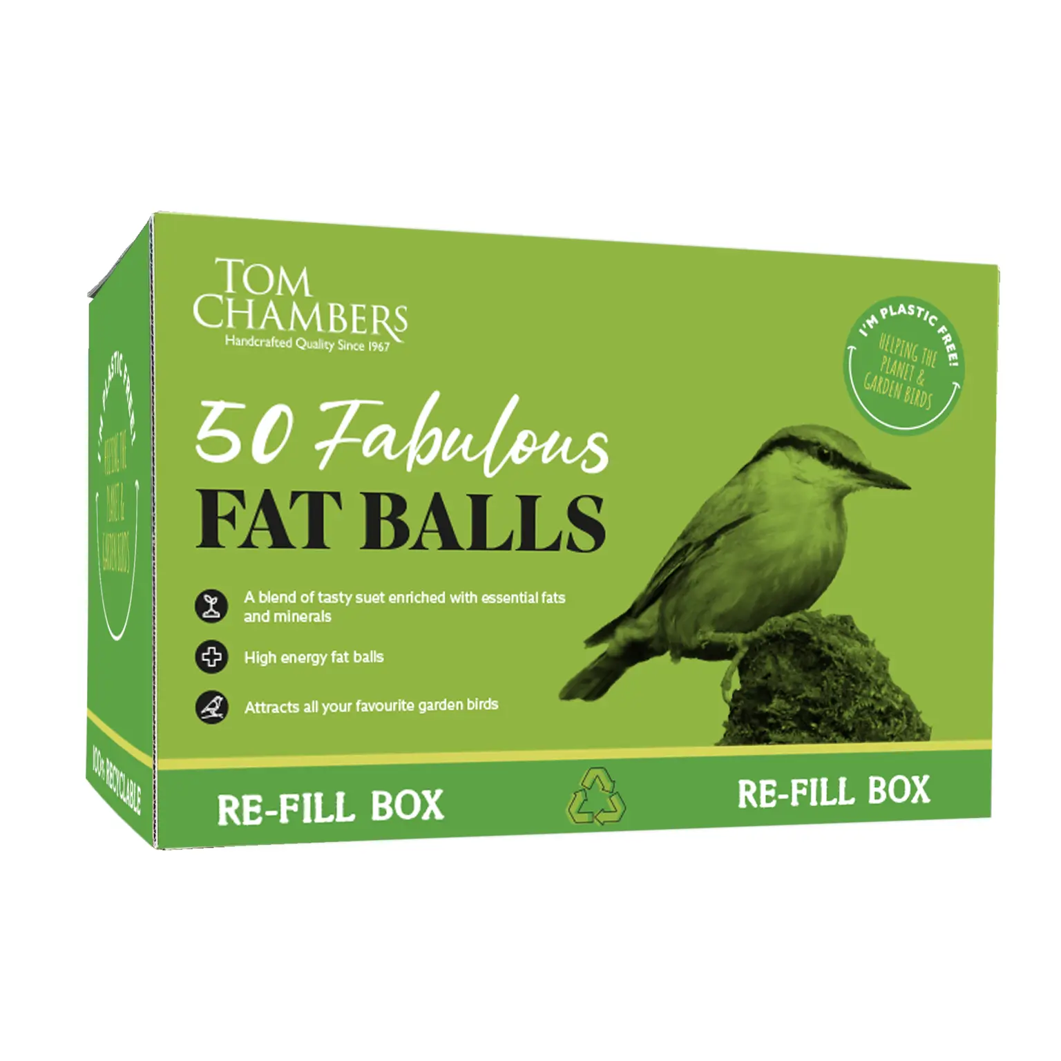 Tom Chambers Fat Balls Tub Refill - Cowell's Garden Centre | Woolsington