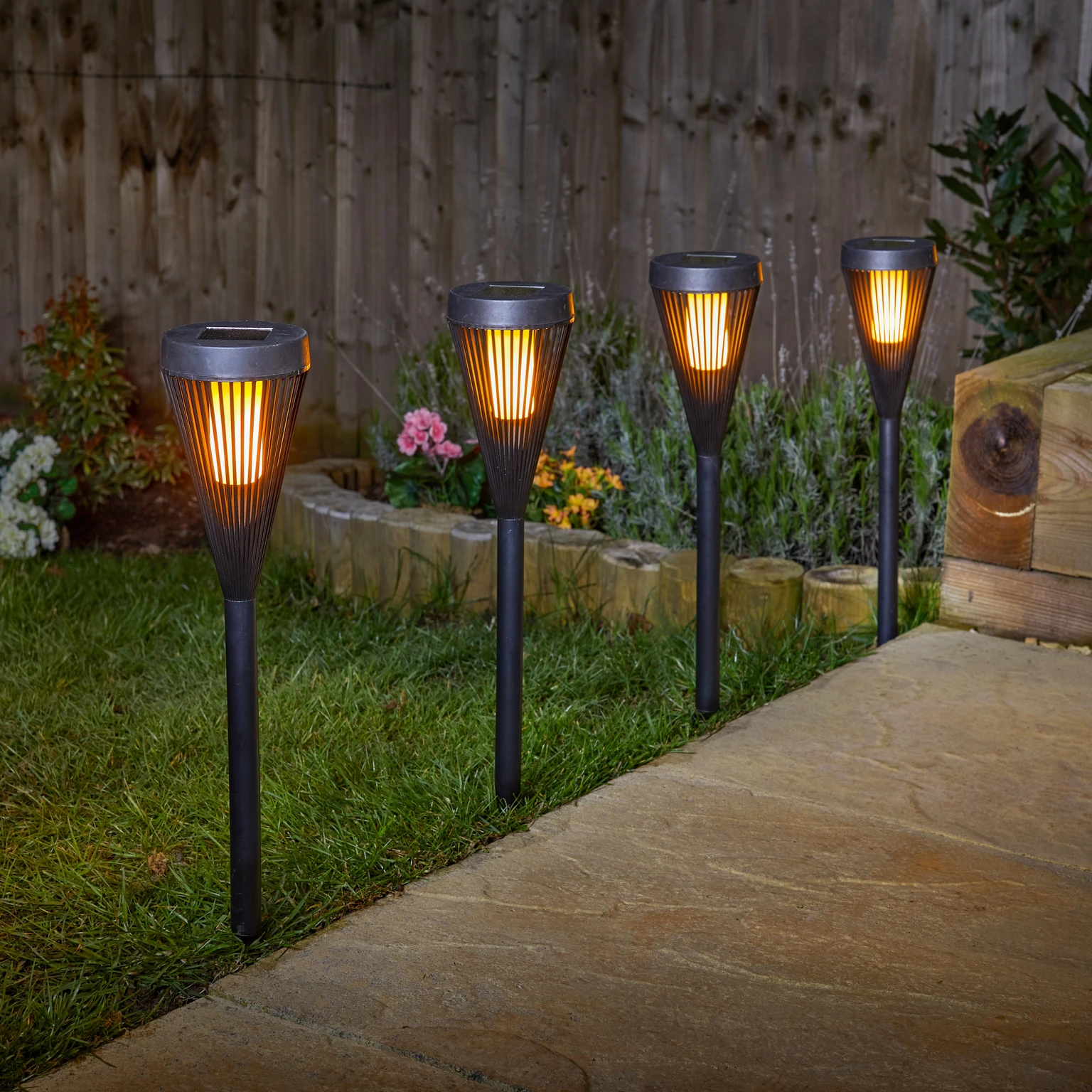 Urbane Flaming Stake Light - Cowell's Garden Centre | Woolsington