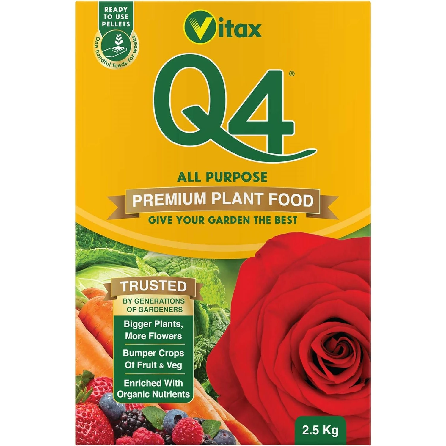 Vitax Q4 All Purpose Plant Food 2.5kg - Cowell's Garden Centre ...