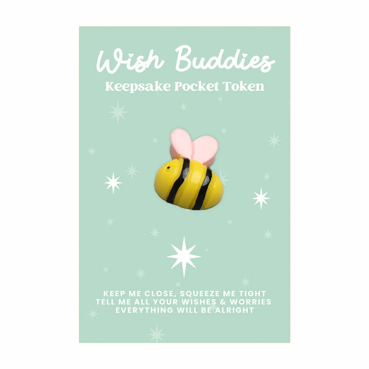 Wish Buddies Pocket Token - Bee - Cowell's Garden Centre | Woolsington
